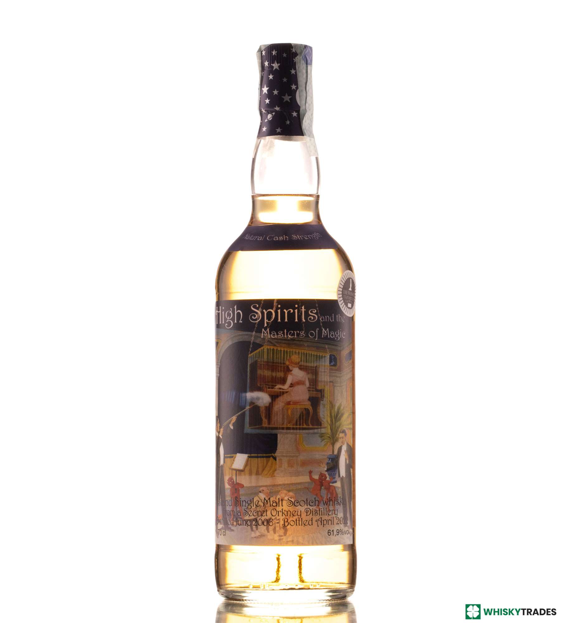 HIGH SPIRITS MASTERS OF MAGIC COLLECTION 6 X 70CL - CASK STRENGTH ...